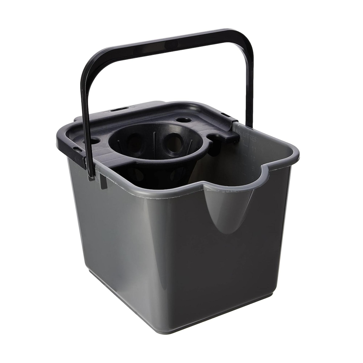 Addis Black Mop Bucket & Strainer 12 Litre... | Lyreco