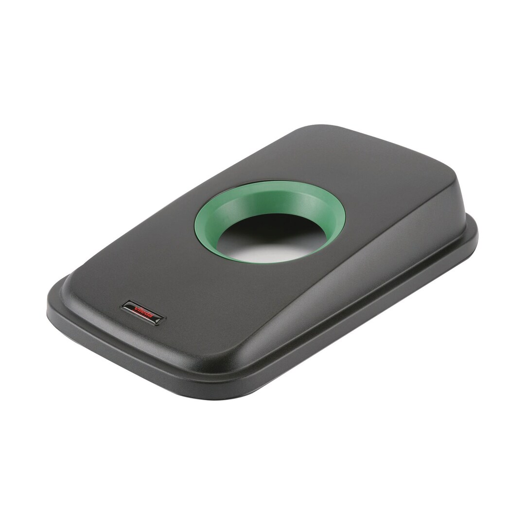 Geo Black/Green Can Bin Lid | Lyreco