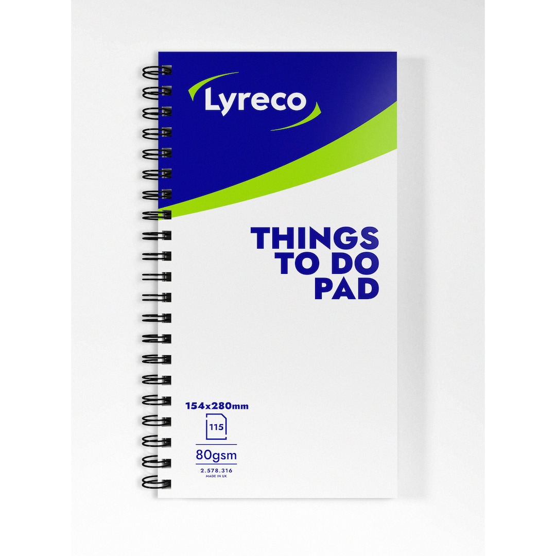Lyreco 'Things To Do Today' Book For 6 Working... | Lyreco