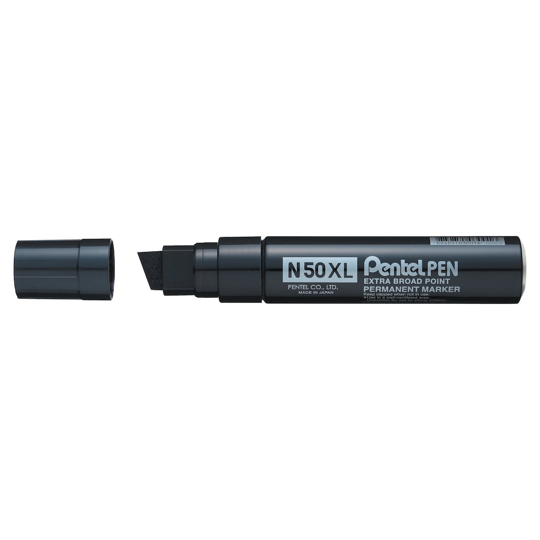 Pentel N50XL Permanent Marker Chisel Tip XL... | Lyreco