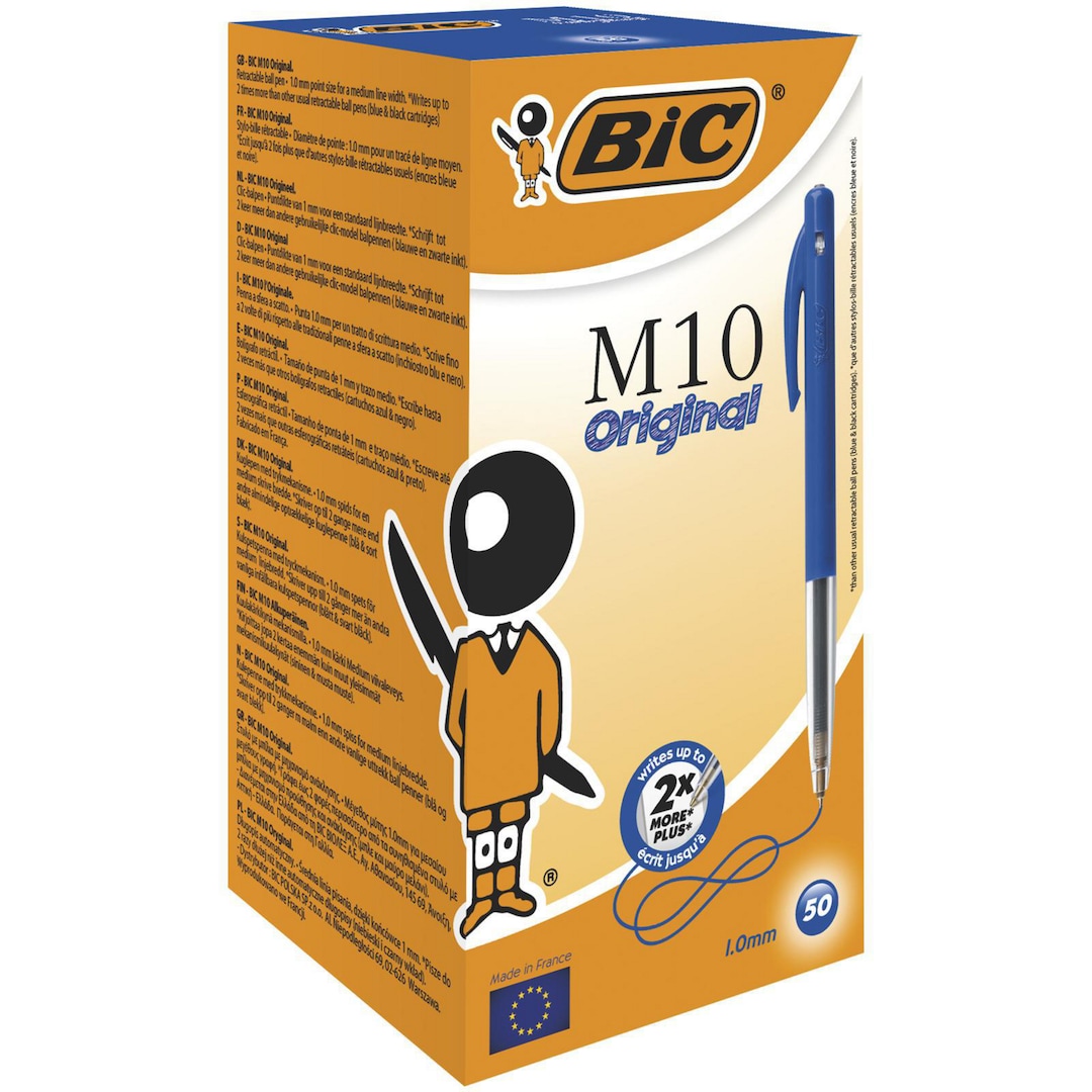 BIC M10 Original Retractable Ball Pens Medium... | Lyreco